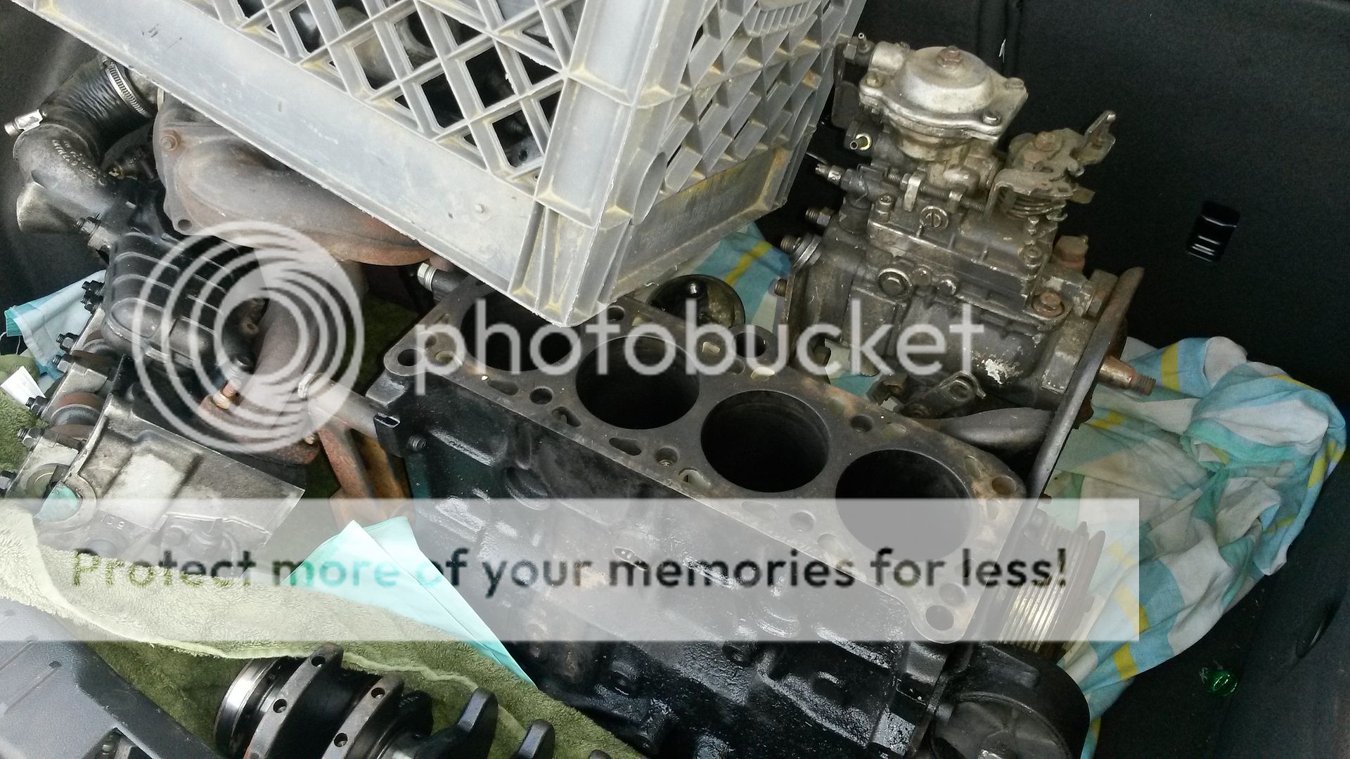 MK1 Rabbit LX caddy Engine/Trans swap ALH/02J | VW Vortex - Volkswagen ...