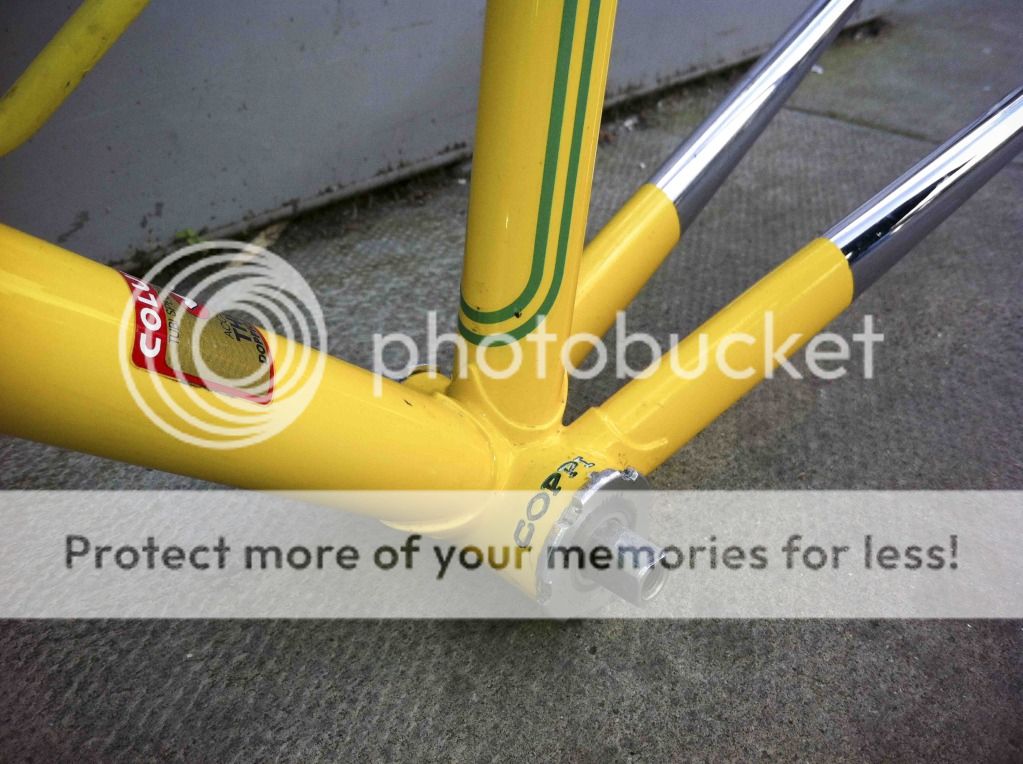 fausto coppi 53cm road frame columbus thron | Retrobike